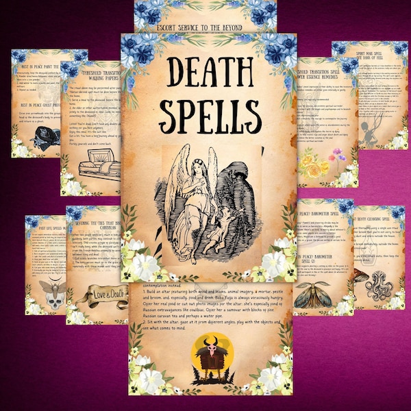 Printable Spells - Etsy