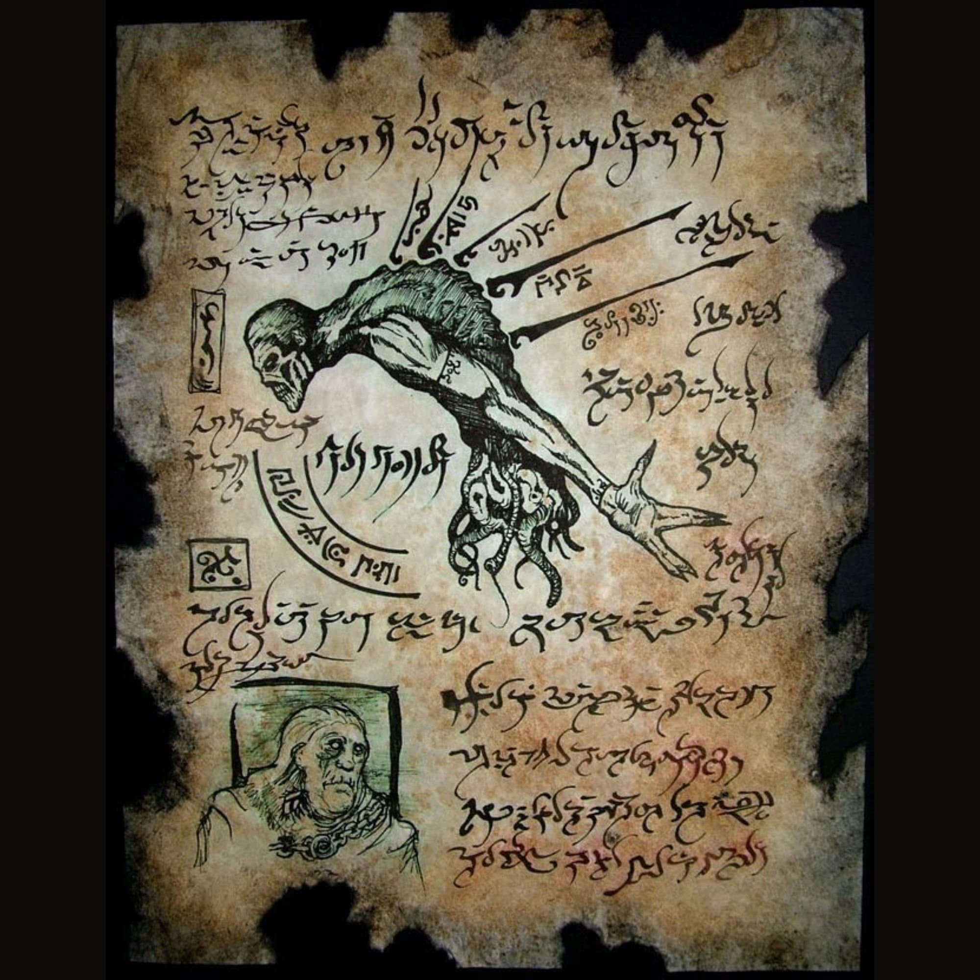 Real Necronomicon Books Witchcraft Necromancy Demonic Book - Etsy