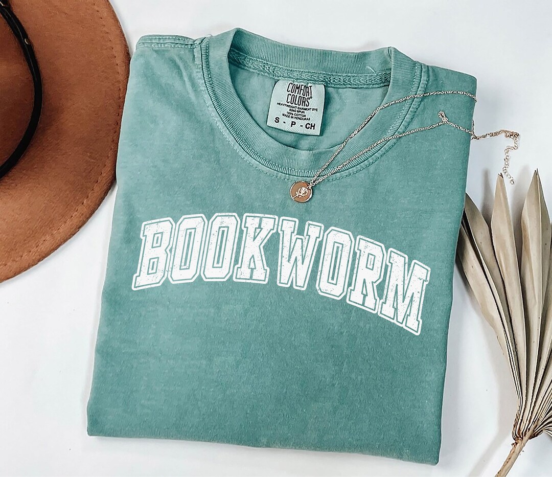 Bookworm Shirt Comfort Colors, Book Shirt, Bookish Shirt, Book Club ...