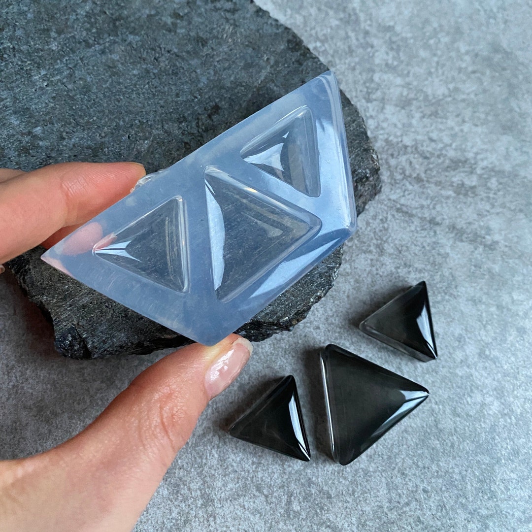 Triangle Silicone Molds for Epoxy Resin Earrings, Pendants, Brooches - Etsy