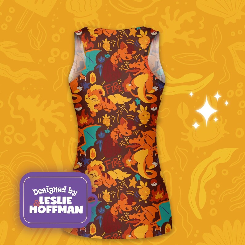 Charizard Fire Red Pokemon Tank Top Cartoon Women's Tank - Etsy