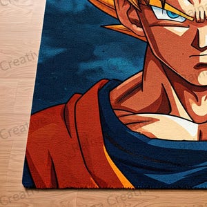 Super Saiyan Goku Rug | Dragon Ball Z Carpet for Anime Fans | Epic Home ...