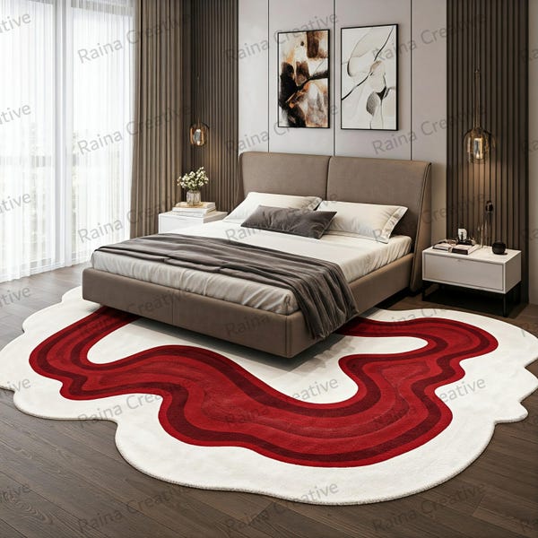 Abstract Shaped Rug - Etsy