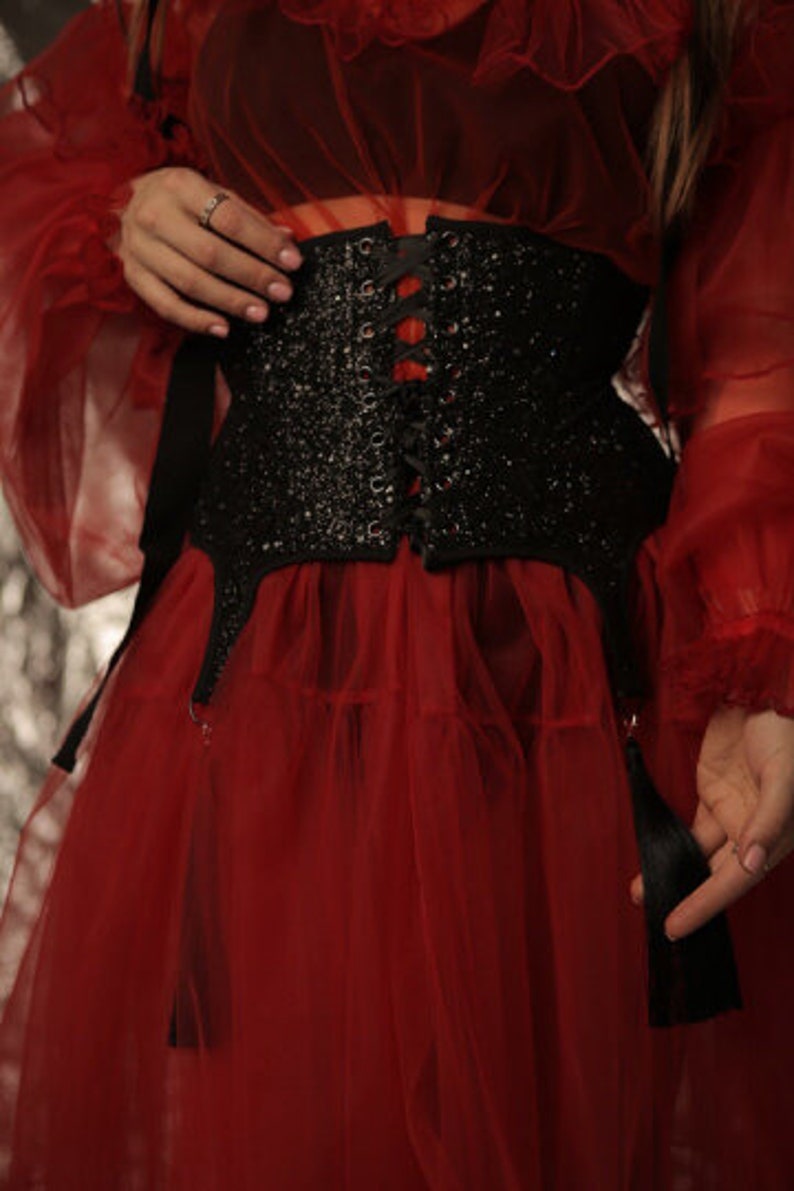 1 Size - Waist 60 Cm - Corset Belt, Burlesque Corset, Garter Belt ...