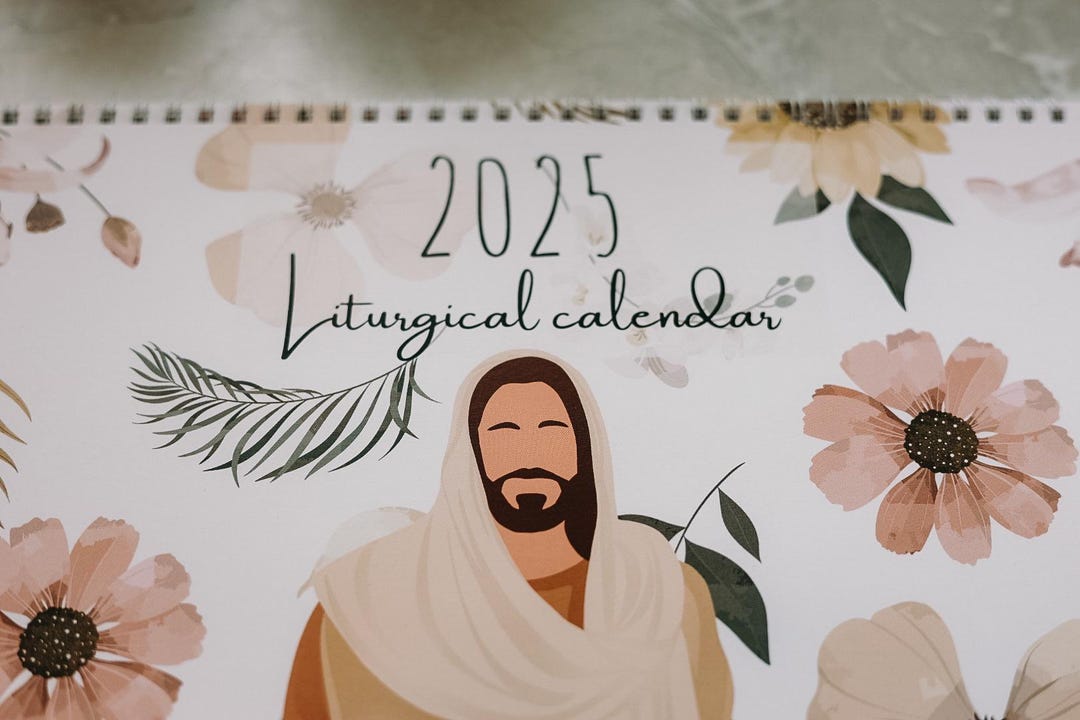 2025 Catholic Liturgical Calendar | Custom Design | Feast Days & Holy ...