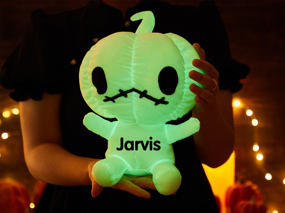Trick or Treat Gift Halloween Pumpkin Plush Toy Personalize - Etsy