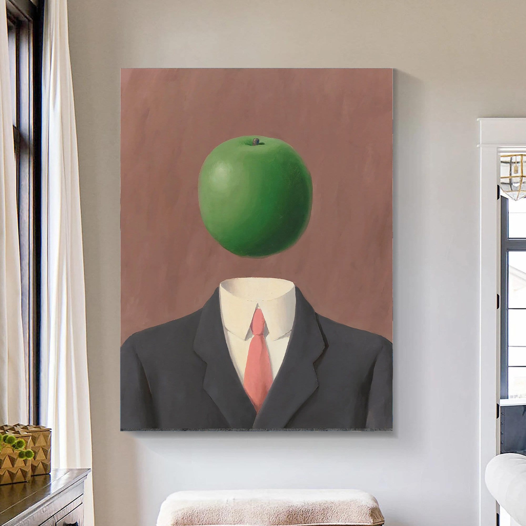 Rene Magritte Apple