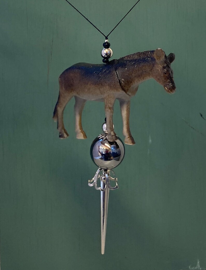 Upcycled Toy Mule Ornament - Etsy