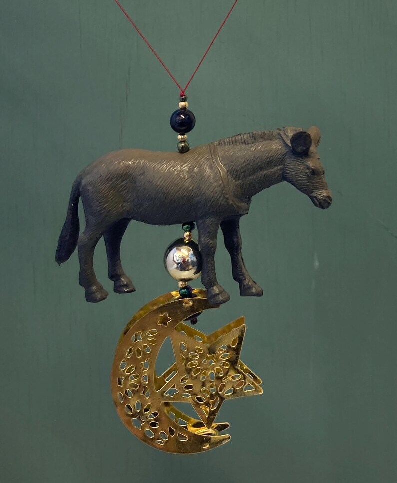 Upcycled Toy Mule Ornament - Etsy