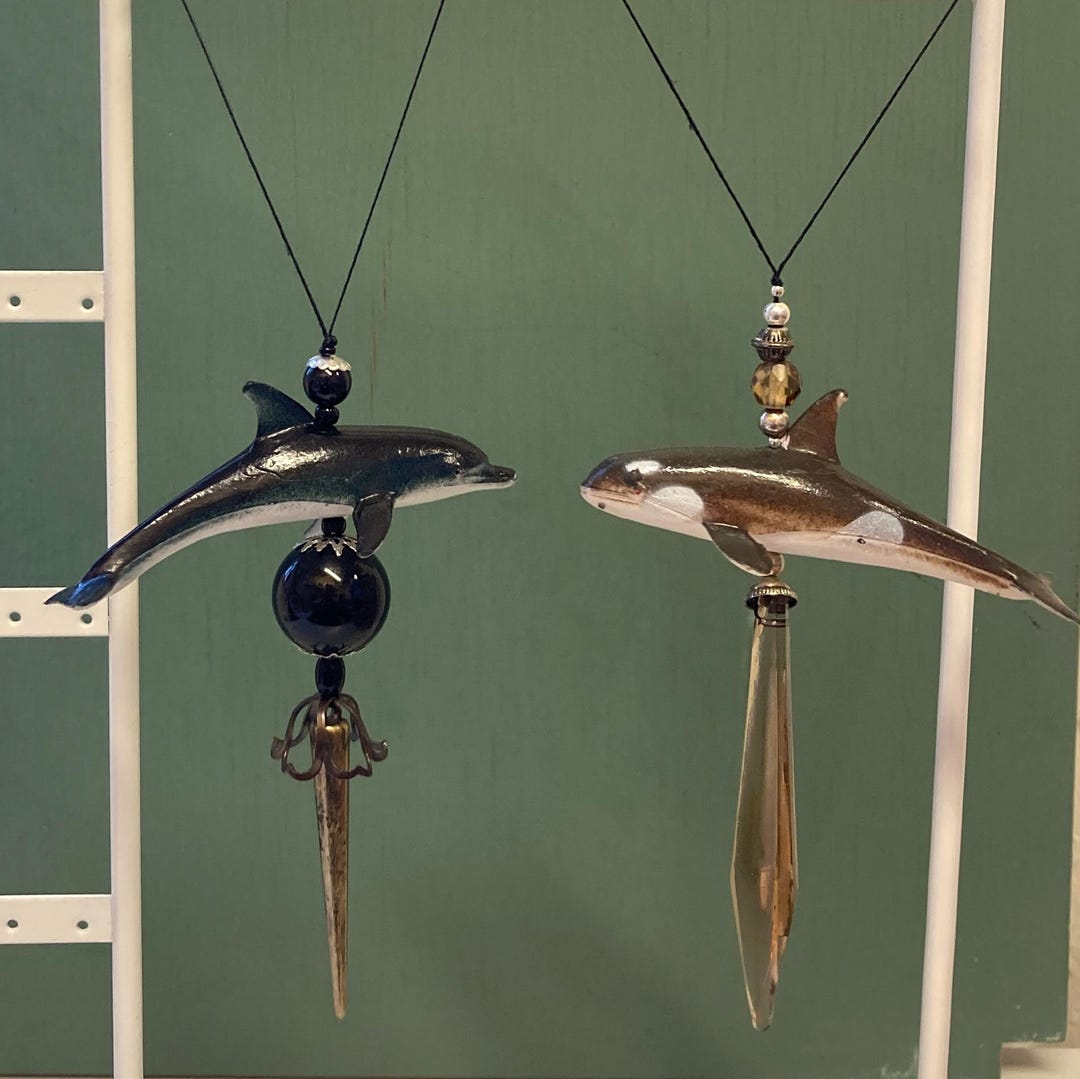 Dolphin / Orca / Killer Whale Holiday Ornament - Etsy