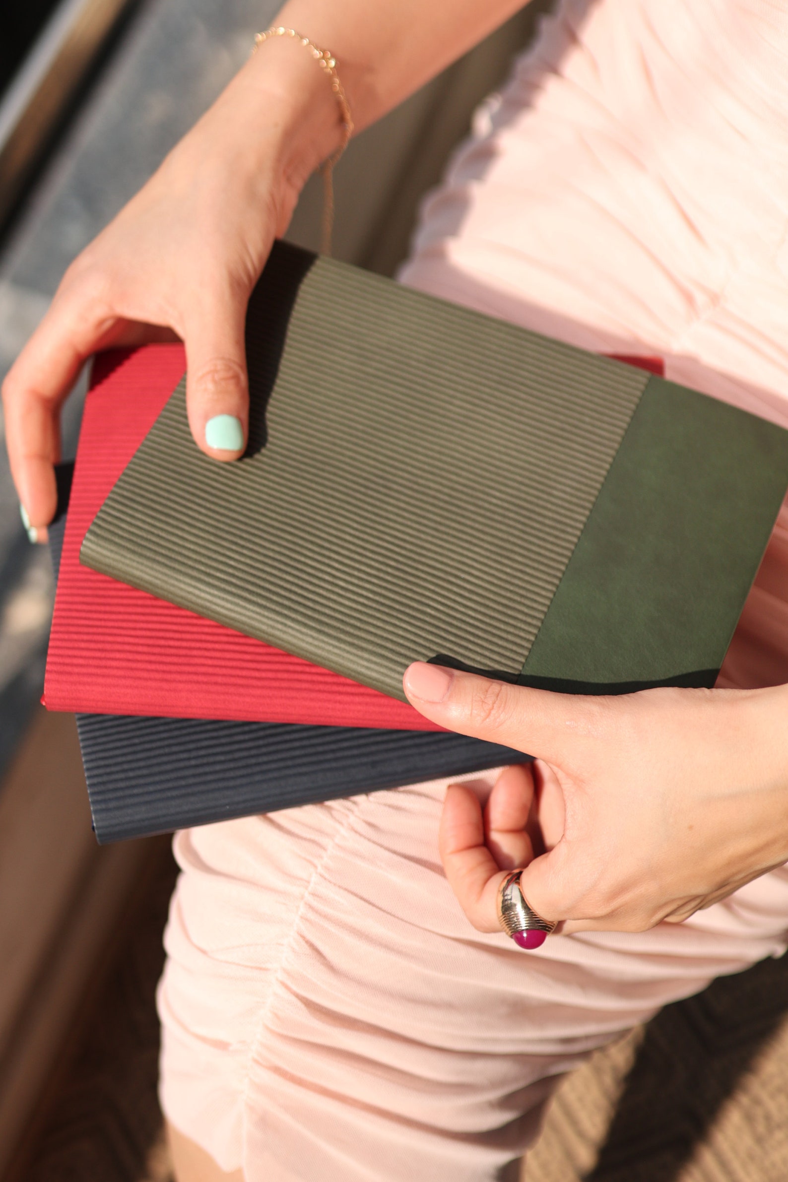 Personalised Notebook, Green Leather Notebook, Lined Paper Book, A5 ...