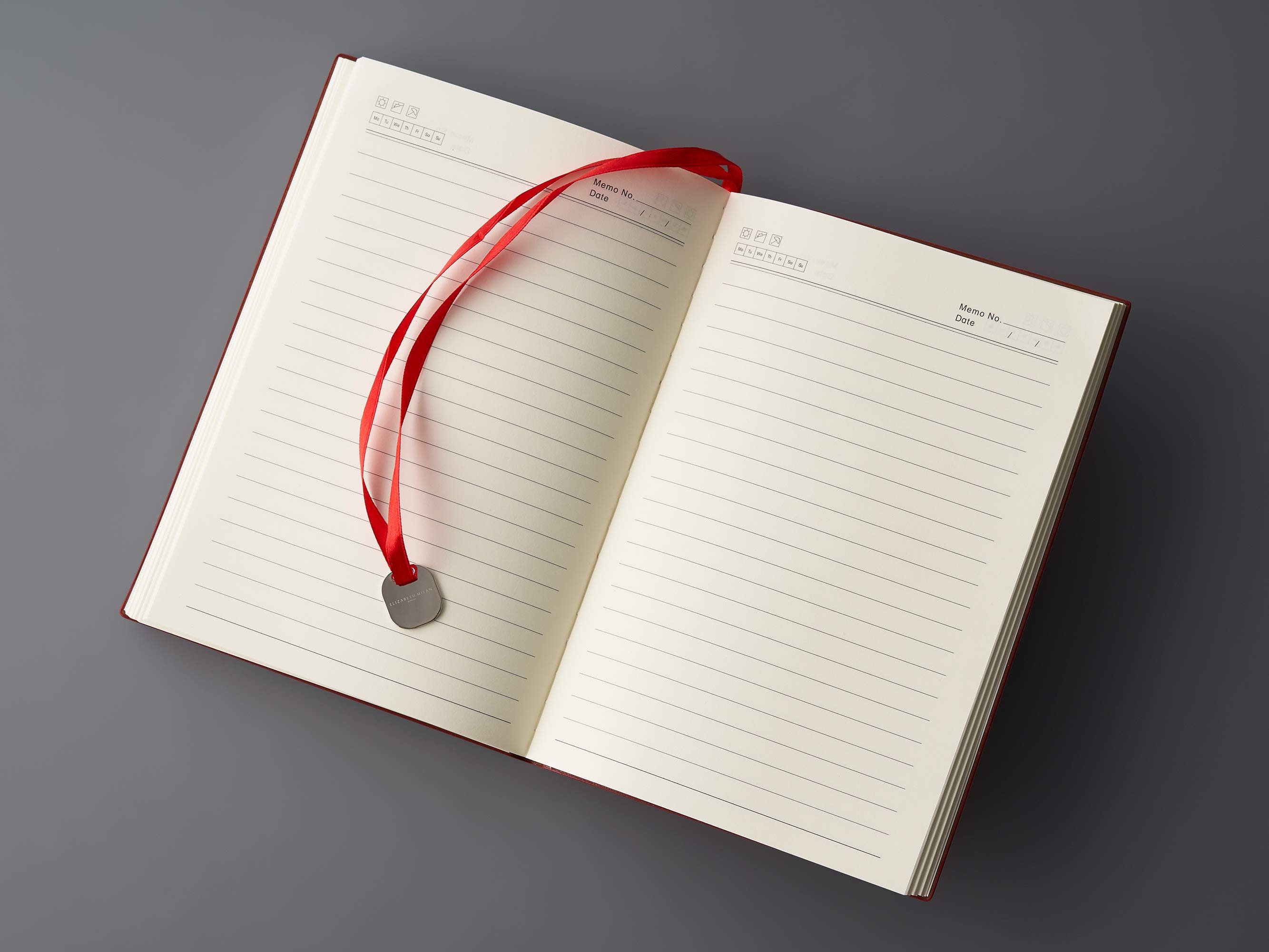 Personalised Notebook, Red Leather Notebook, Lined Paper Notebook, A5 ...