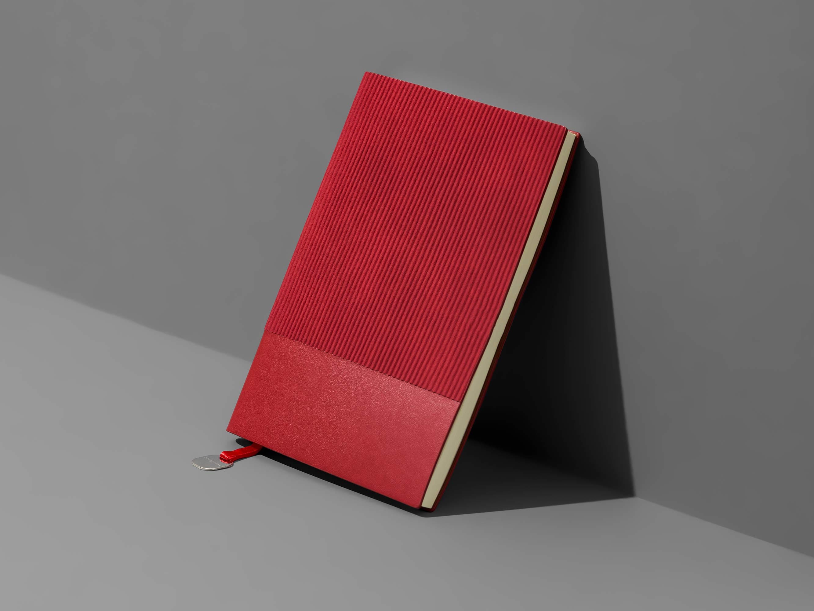 Personalised Notebook, Red Leather Notebook, Lined Paper Notebook, A5 ...