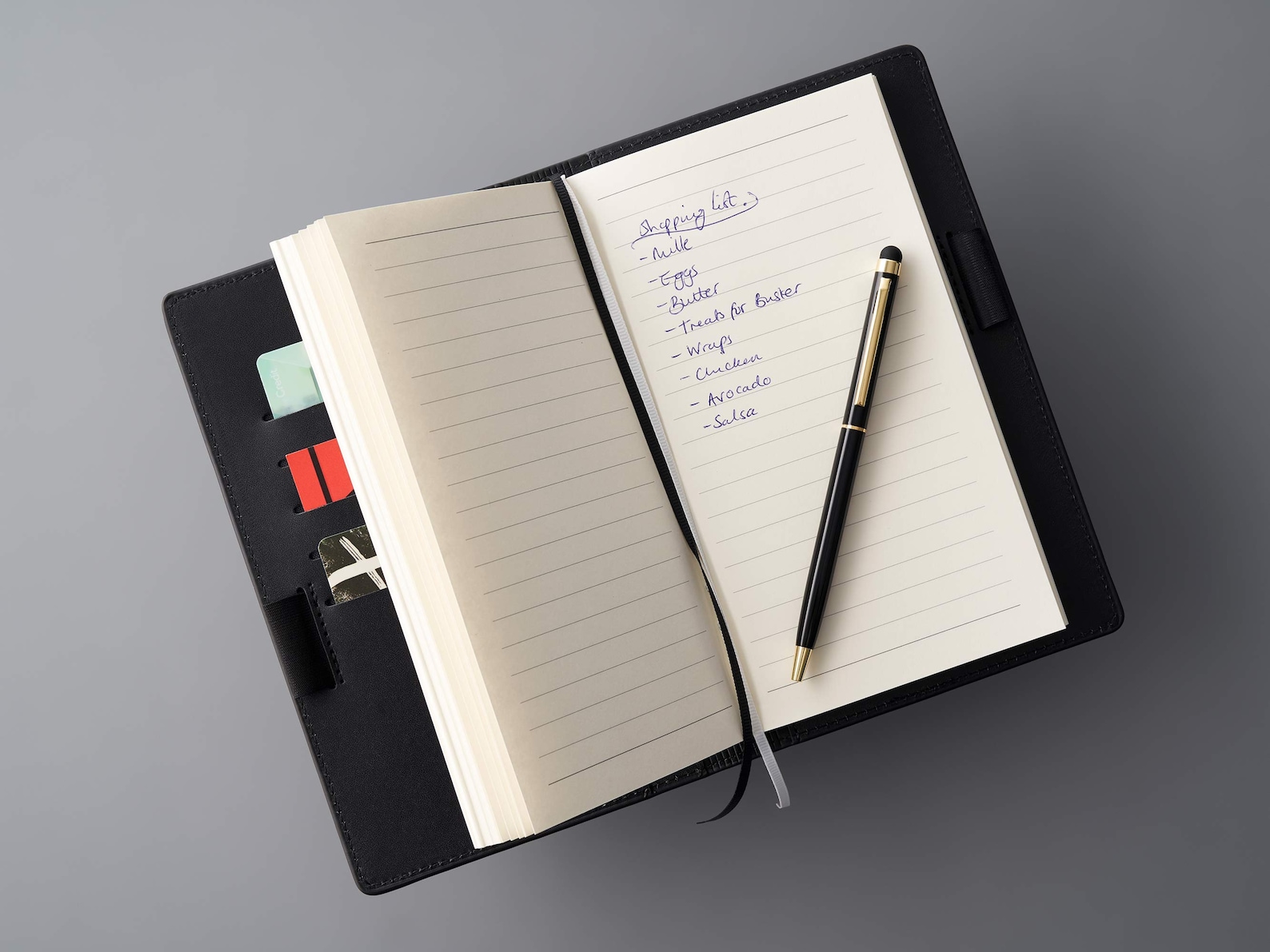 Personalized Black Vegan Leather A6 Planner: Refillable Notebook & Gift ...