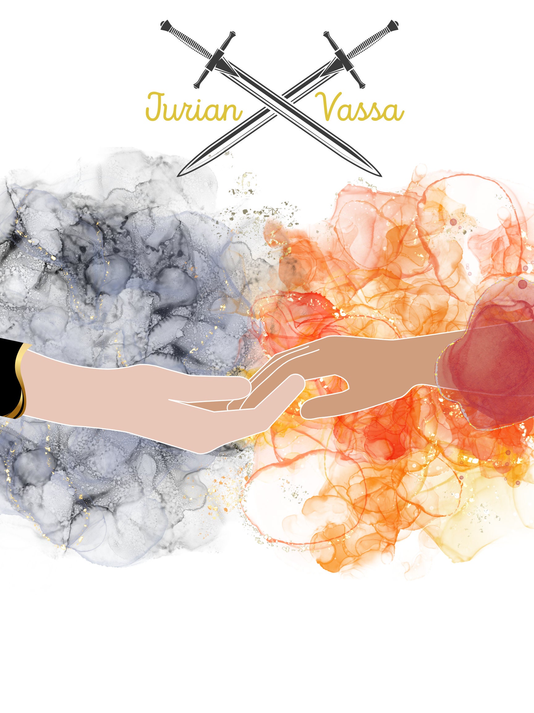 Custom ACOTAR Mate Hands Tumbler (choose One) - Etsy