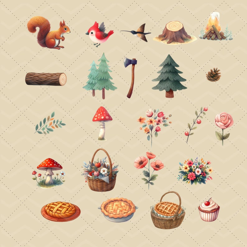 51 Little Red Riding Hood Clipart, Fairy Tale Art, Little Red Riding ...