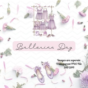Ballerina Pale Purple Clipart-40 Cute Accessories Light Purple Ballet ...