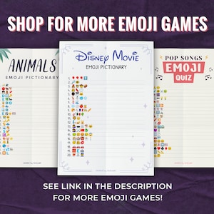 80s Movies Emoji Pictionary, Printable Party Games, Fun Family Activity ...