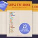 Guess the Drink Emoji Pictionary, Shower Games, Printable Party Games ...