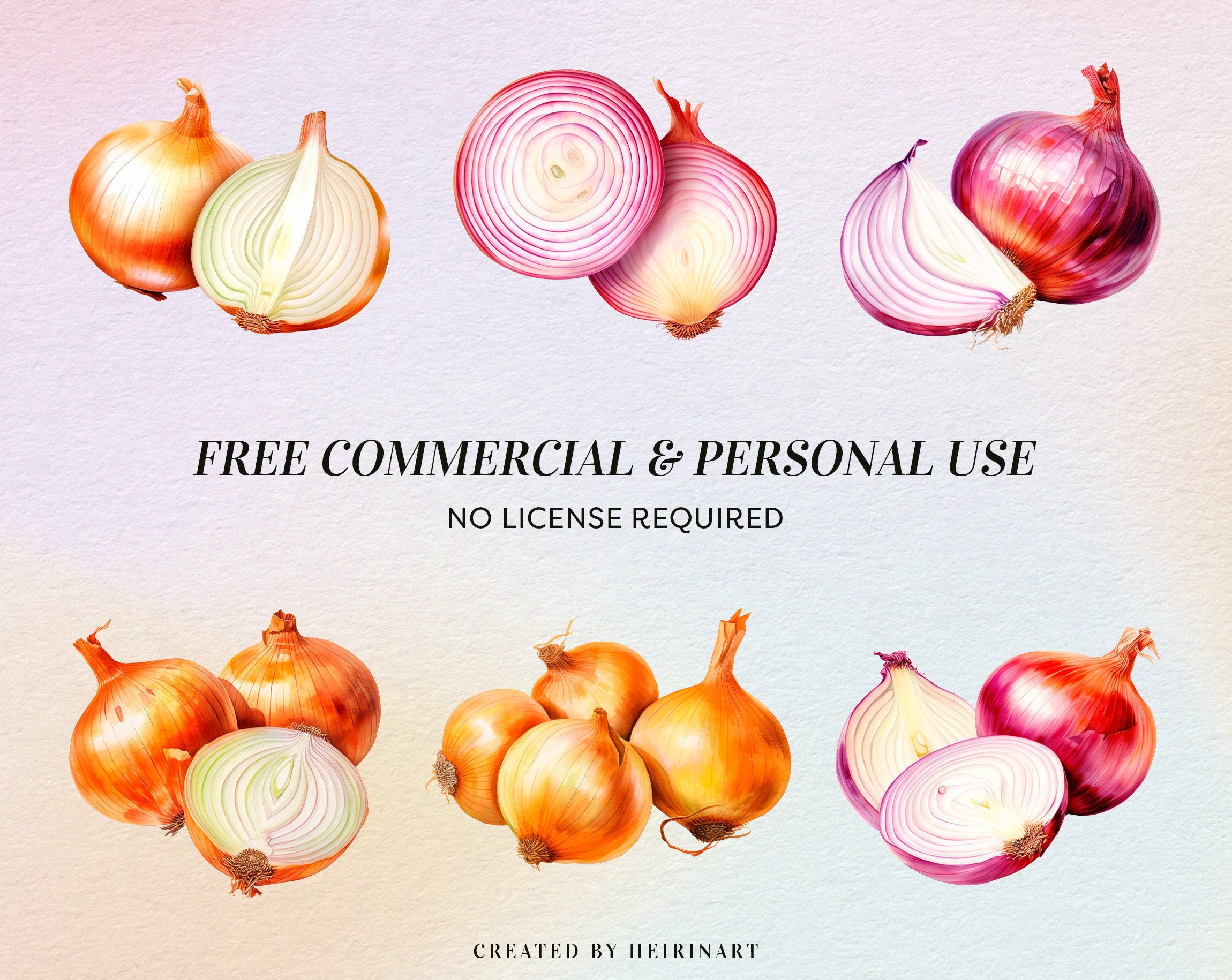 Watercolor Onion Clipart Watercolor Vegetables PNG Commercial Use Bulb ...