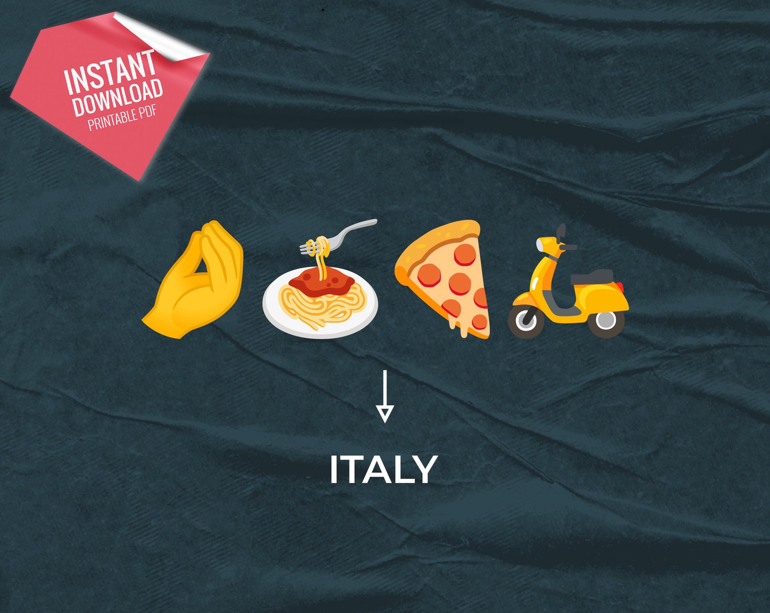 Guess the Country Emoji Pictionary, Printable Party Games, Fun Family ...