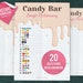 Candy Bar Emoji Pictionary, Party Game for Kids and Adults, Printable ...