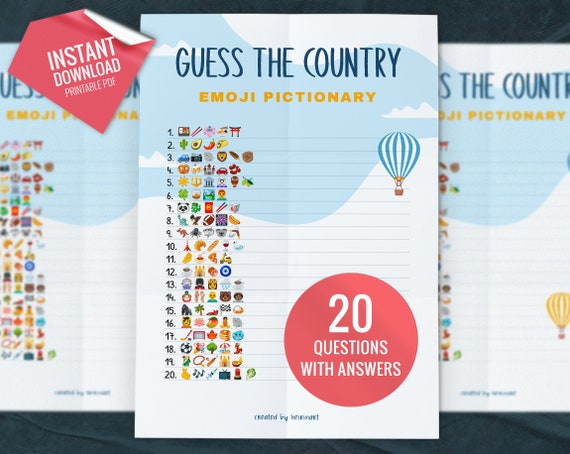 Guess The Emoji Glass And Party