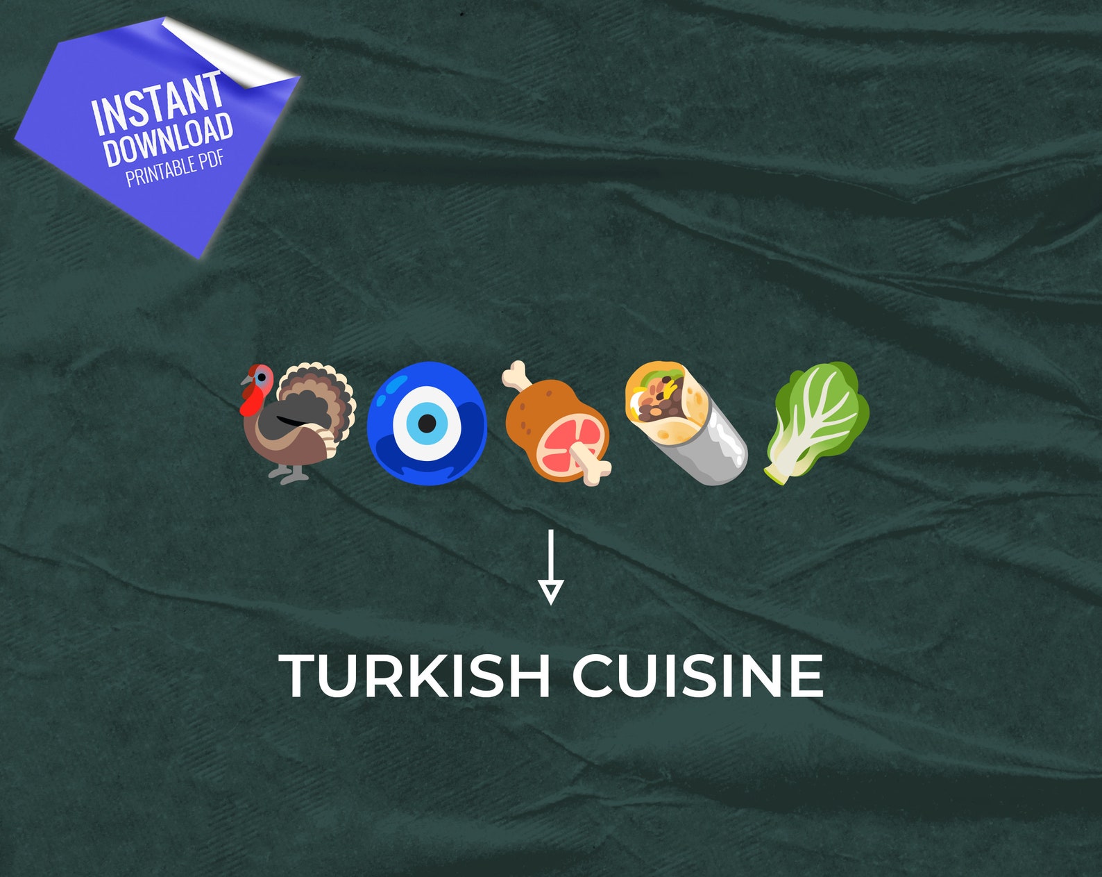 Guess the Cuisine Emoji Pictionary, Printable Party Games, Food Emoji ...