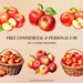 Watercolor Apple Clipart - Watercolor Fruits PNG - Commercial Use ...