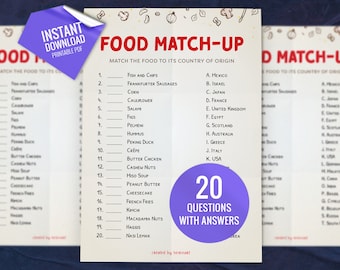 Dog Breeds Match up Trivia Game, Printable Party Games, Party Game for ...