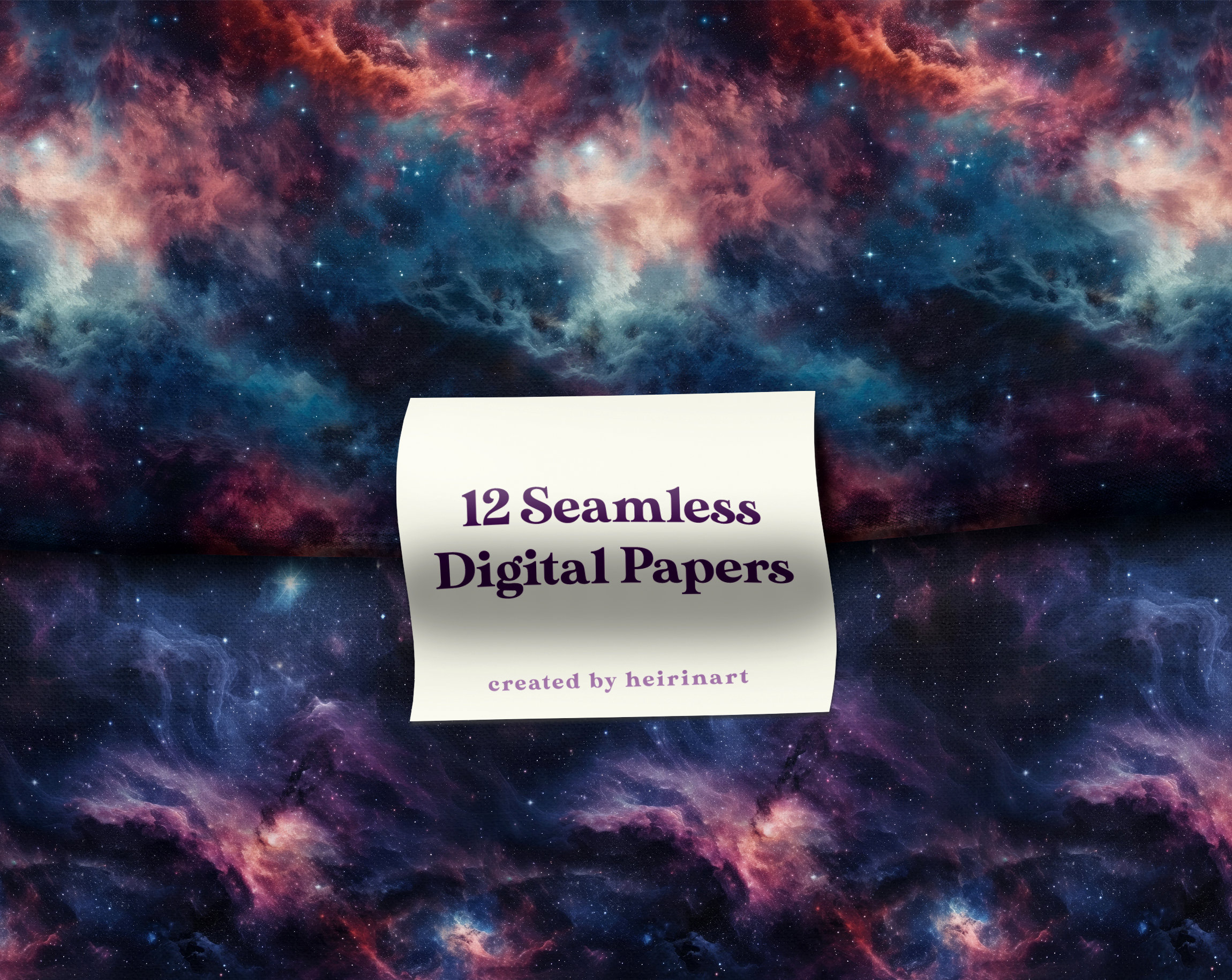 Galaxy Seamless Digital Paper Stardust Background - Etsy