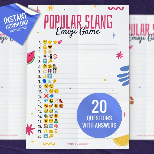 Gen Z Slang Game - Etsy