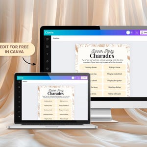 Charades Dinner Party Game, Printable & Editable Game, Icebreaker ...