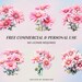 Watercolor Pink Daisy Clipart - Watercolor Flowers PNG - Commercial Use ...