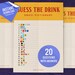 Guess the Drink Emoji Pictionary, Shower Games, Printable Party Games ...