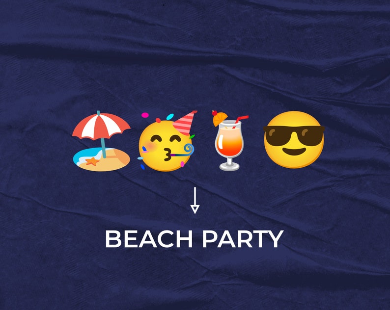 Summer Emoji Pictionary, Printable Party Games, Fun Family Activity ...