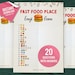 Fast Food Place Emoji Game, Printable Party Games, Fun Family Activity ...