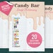 Candy Bar Emoji Pictionary, Party Game for Kids and Adults, Printable ...