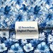Blue Floral Digital Paper Watercolor Flowers Backgrounds Commercial Use ...