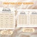Pictionary Dinner Party Game, Printable & Editable Game, Icebreaker ...