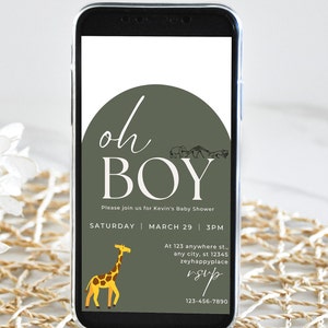 Phone Mockup for Electronic Invitation, iPhone Mockup, Smartphone ...