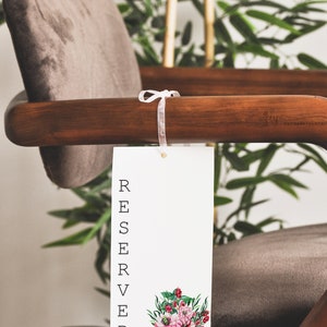 Chair Tag Mockup, Wedding Reserved Chair Tag Mockup, Tag Mockup ...