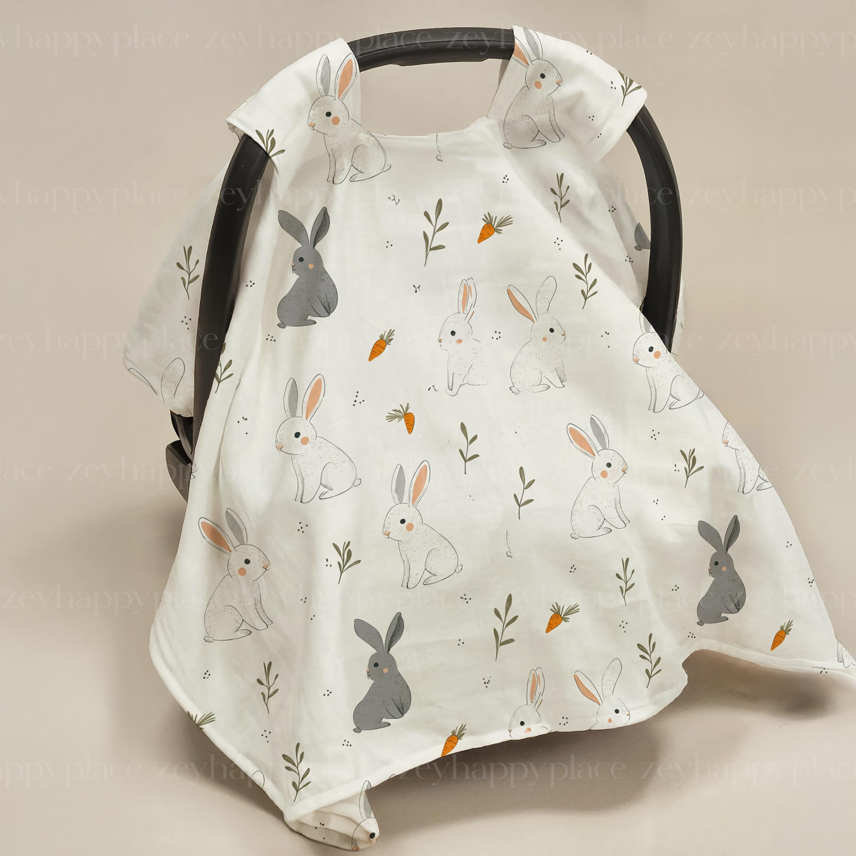 Stroller Cover Mockup Carseat Nursing Cover Wrap Mockup Baby Car Seat ...