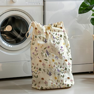 Customizable Laundry Bag Mockup | Your Designs on Laundry Bags ...