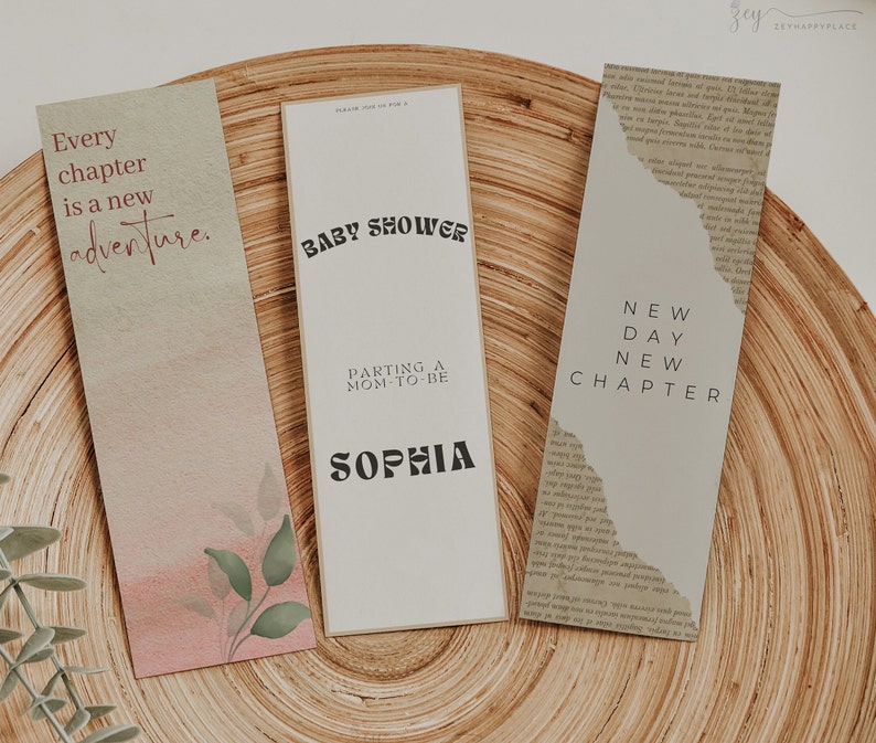 Mockup 3 Bookmarks Bookmark Mockup 2x6 Photo Booth - Etsy