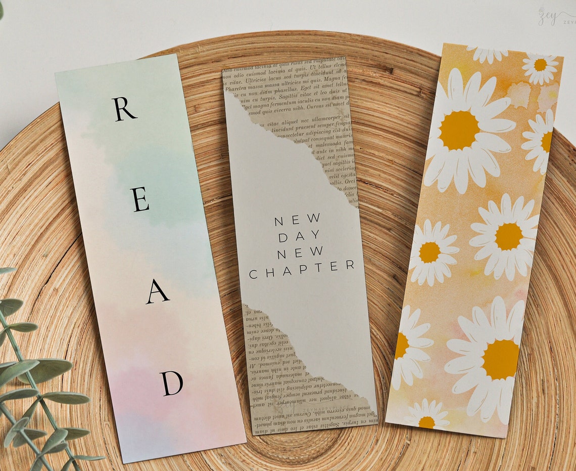 Mockup 3 Bookmarks Bookmark Mockup 2x6 Photo Booth - Etsy