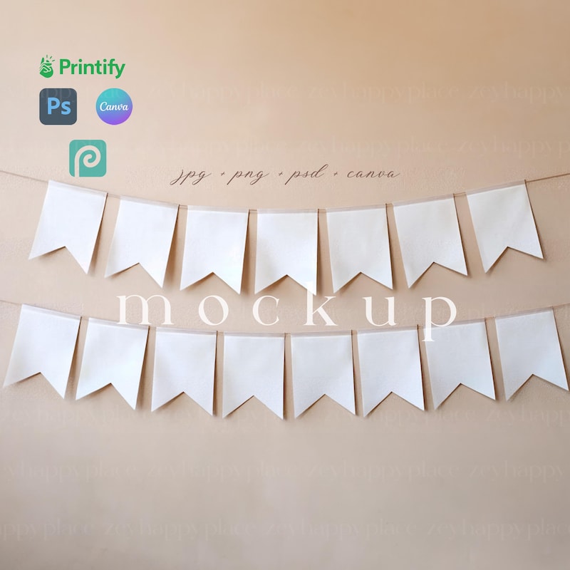 Monthly Pennant Banner - Etsy