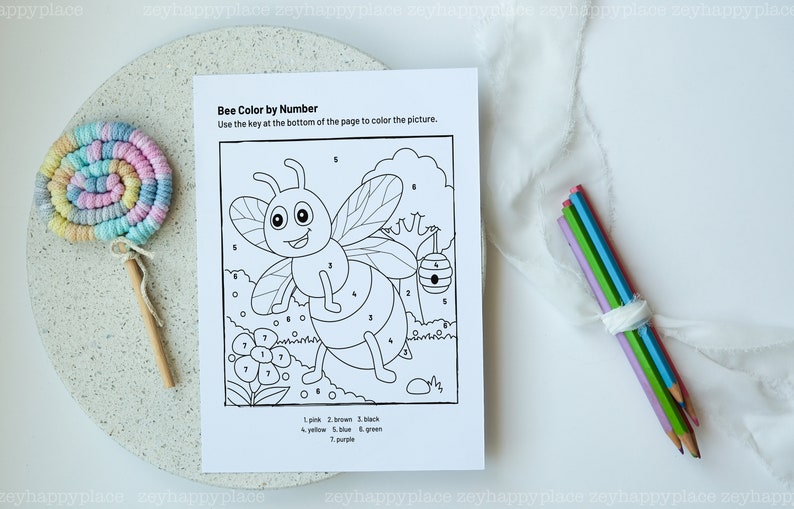 Coloring Page Mockup 8.5 X 11 Coloring Pages Mockup - Etsy