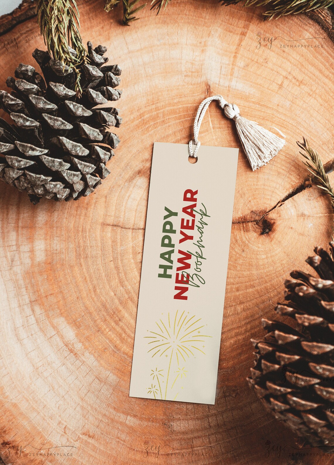 Bookmark Mockup 2x6 Mockup Bookmark With Hole for - Etsy