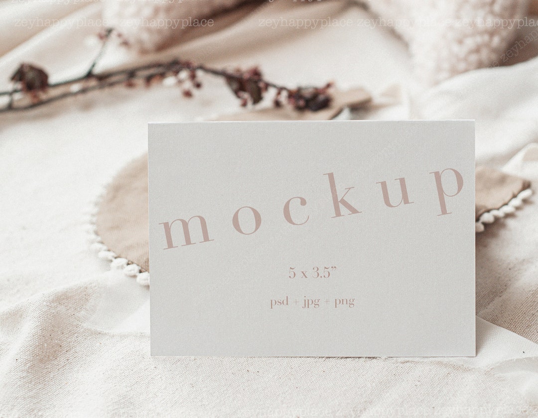 Minimalist Buffet Menu Tent Card Mockup for Baby Themes, Buffet Label ...